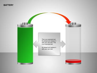 Battery Charge Diagrams (for PowerPoint and Google Slides) | PPT