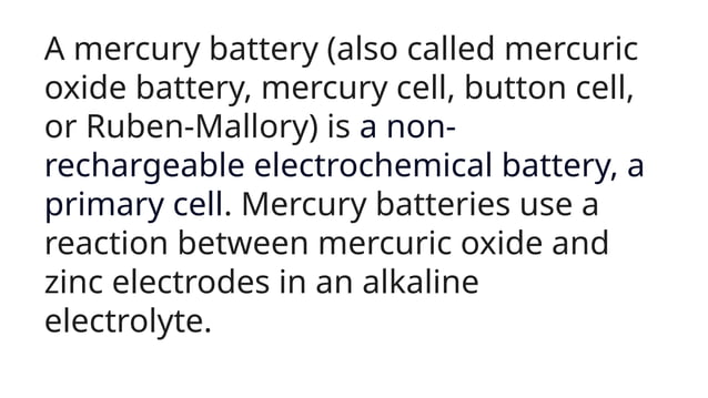 tructure of Dry cell and Mercury cell.pptx