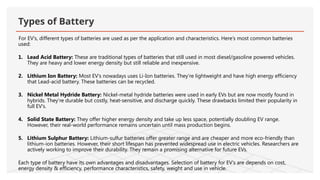 Basics of Battery used in automotive industry. | PPTX