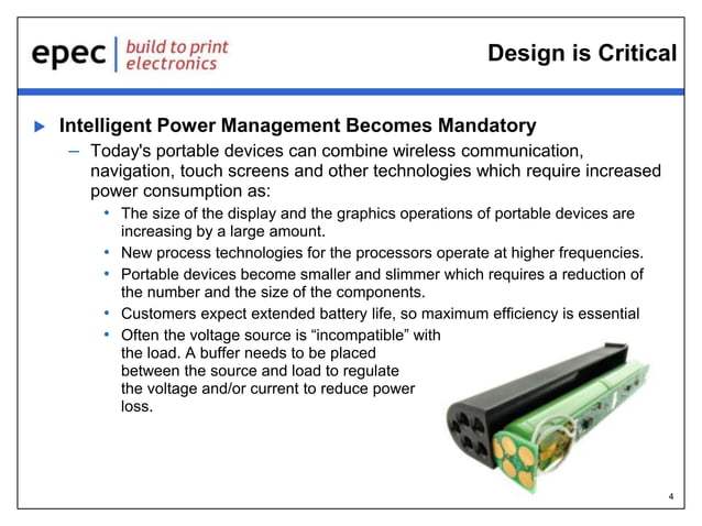 Battery Power Management for Portable Devices | PPTX
