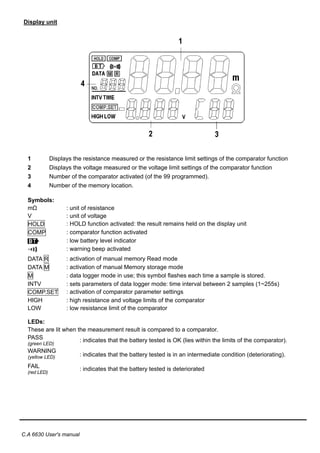 Battery tester manual | PDF