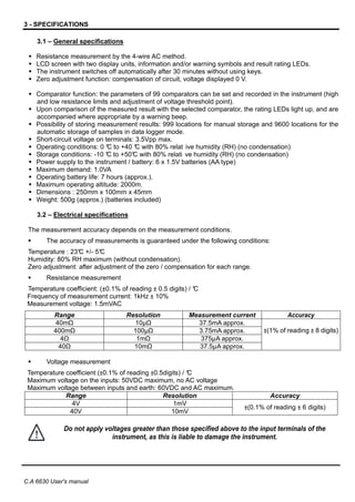 Battery tester manual | PDF