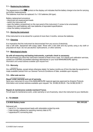 Battery tester manual | PDF