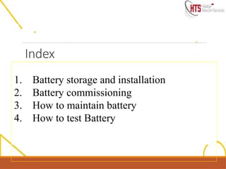 Battery Backup with test for RBS Ericsson .pptx