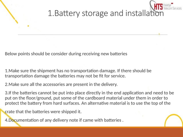 Battery Backup with test for RBS Ericsson .pptx