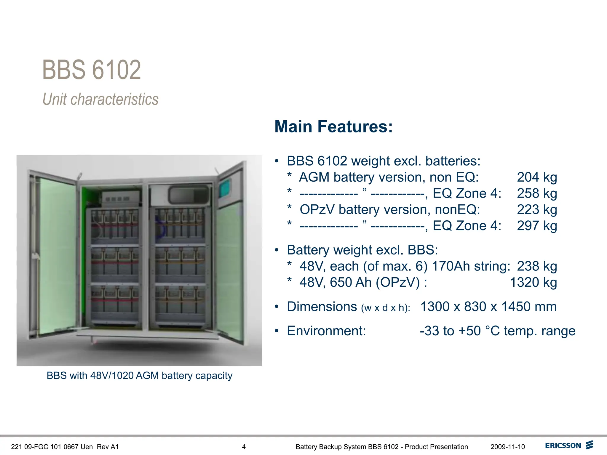 Battery Backup System BBS 6102 - Product Presentation.ppt