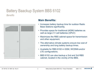Battery Backup System BBS 6102 - Product Presentation.ppt