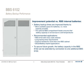 Battery Backup System BBS 6102 - Product Presentation.ppt