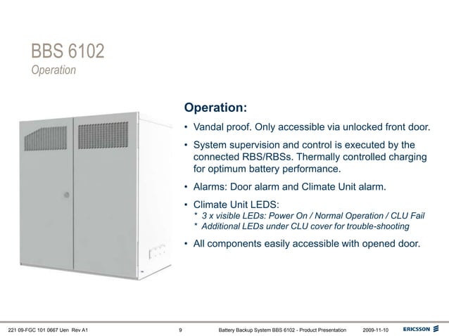 Battery Backup System BBS 6102 - Product Presentation.ppt
