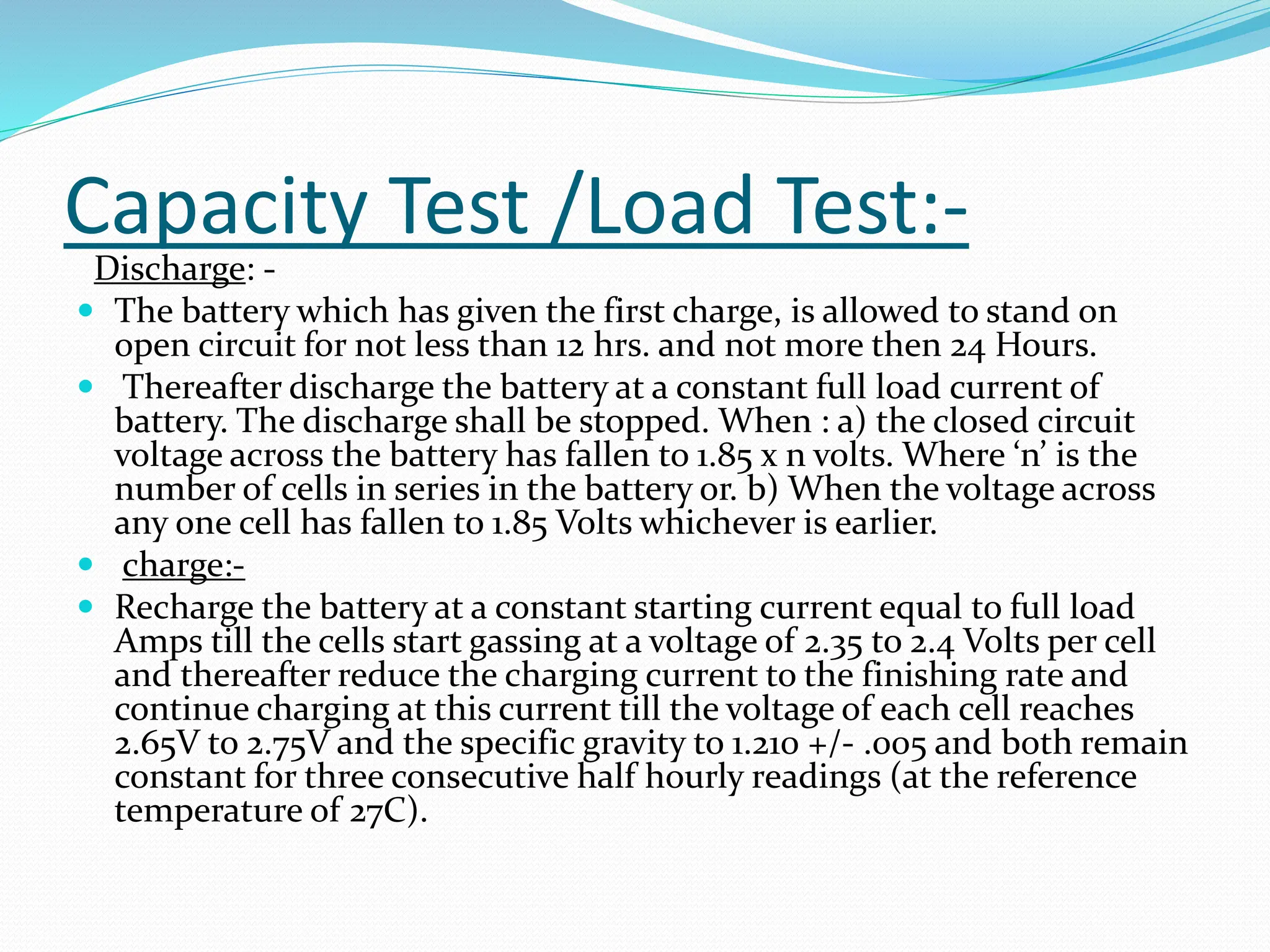 BATTERY BANK AND ITS MAINTENANCE PROCEDURE NEW.pptx