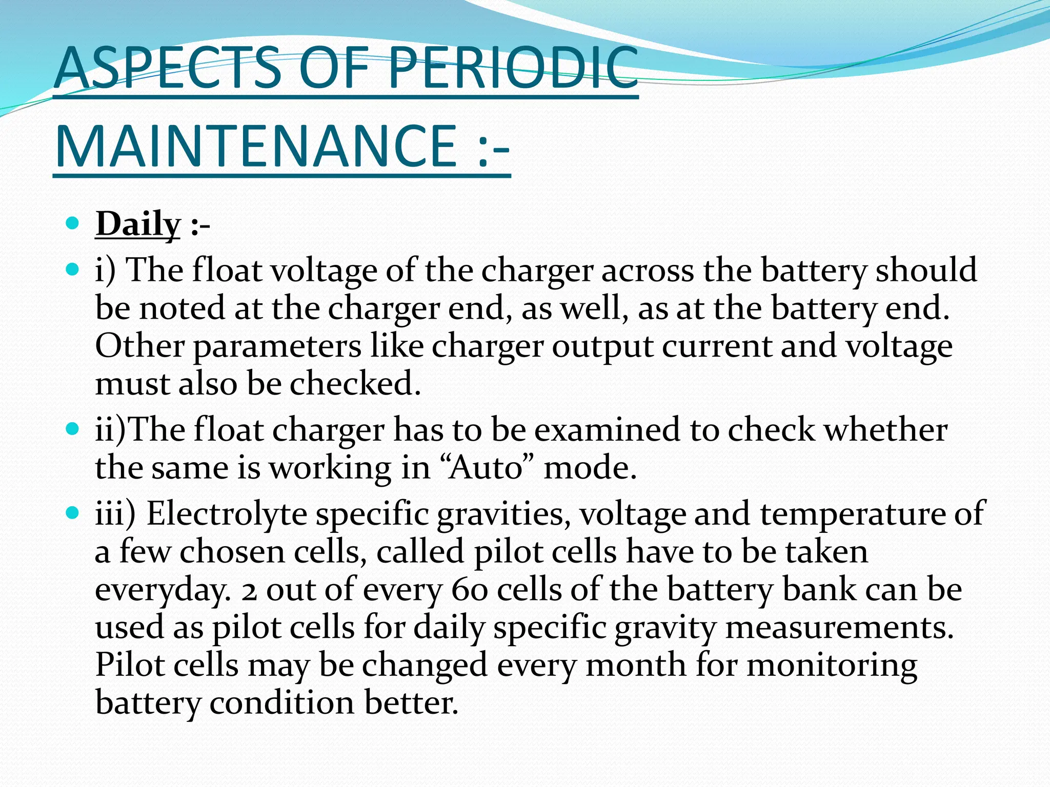 BATTERY BANK AND ITS MAINTENANCE PROCEDURE NEW.pptx