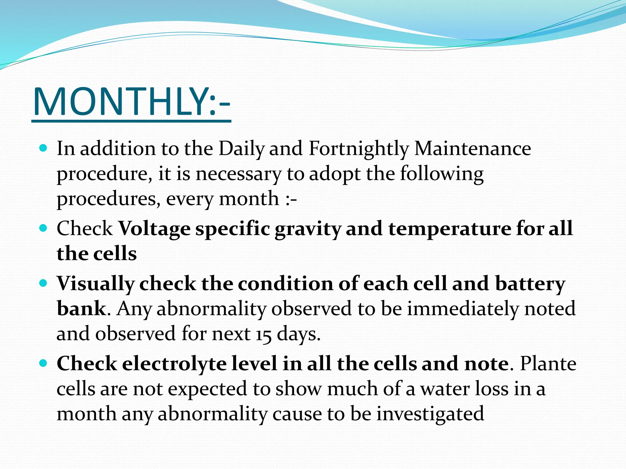 BATTERY BANK AND ITS MAINTENANCE PROCEDURE NEW.pptx