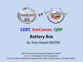 EmComm Battery Box Presentation 07182016 | PPT