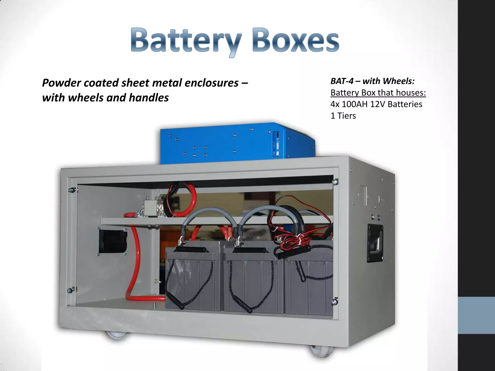 Battery Cabinets, Racks, Enclosures | PPT | Free Download