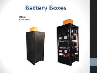 Battery Cabinets, Racks, Enclosures | PPTX