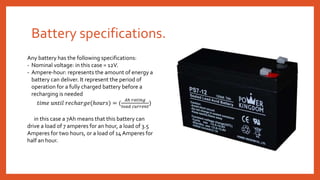 Lead-acid standby Battery charger. | PPTX