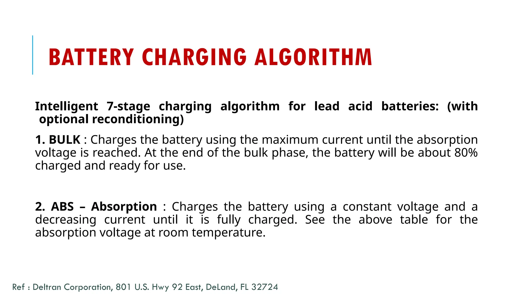 Electric Vehicle Battery Charging Algorithm | PPT