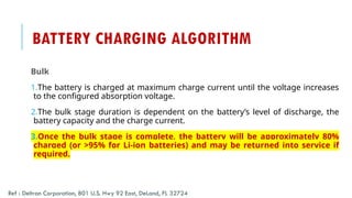 Electric Vehicle Battery Charging Algorithm | PPT