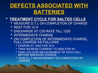 BATTERY BATTERY DEFECTS AND ROUTINES.ppt