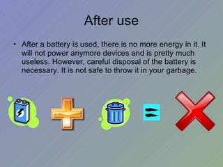 Battery disposal | PPTX