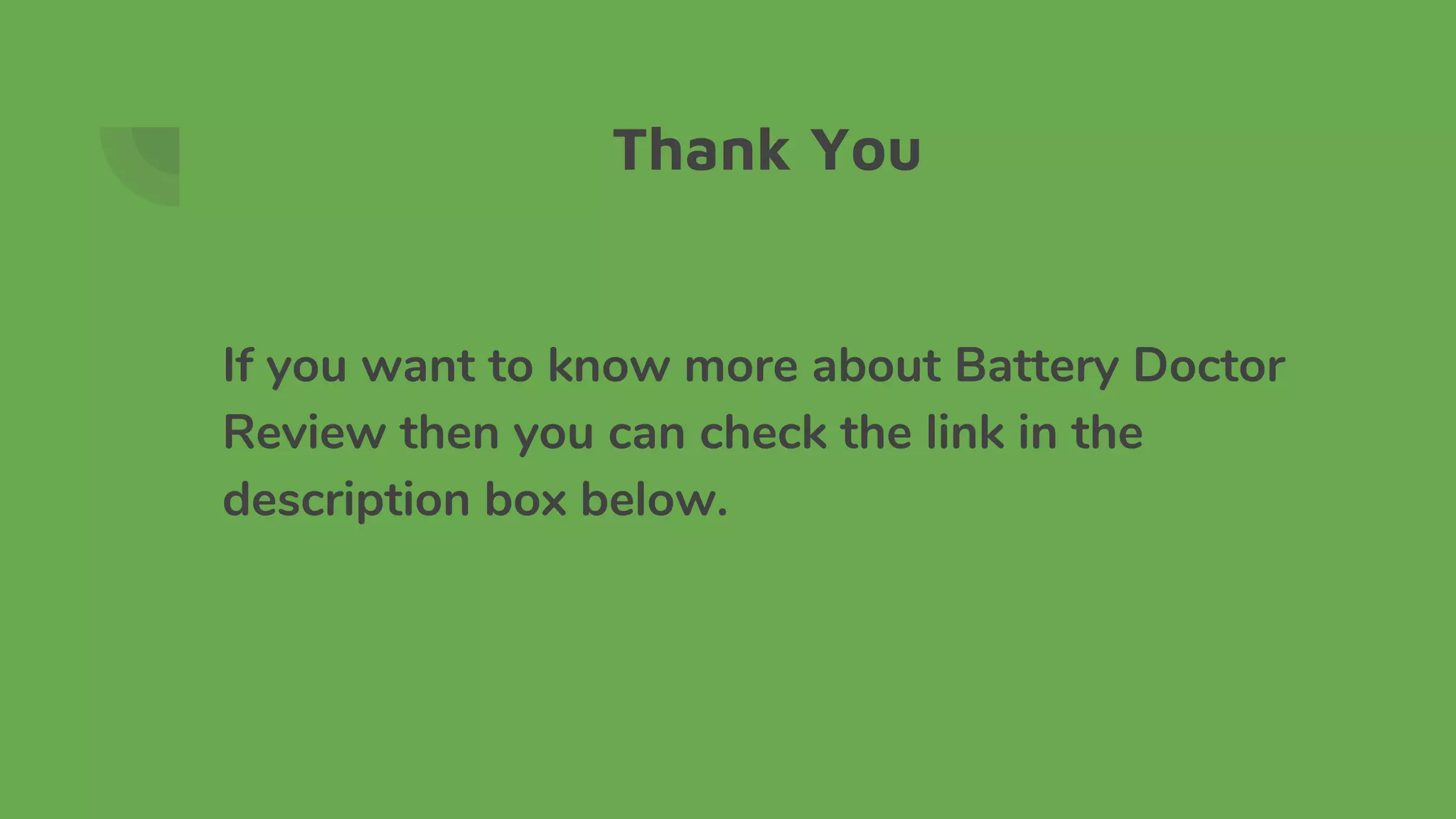 Battery doctor review | PPTX