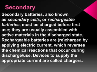 Battery (electricity) | PPTX
