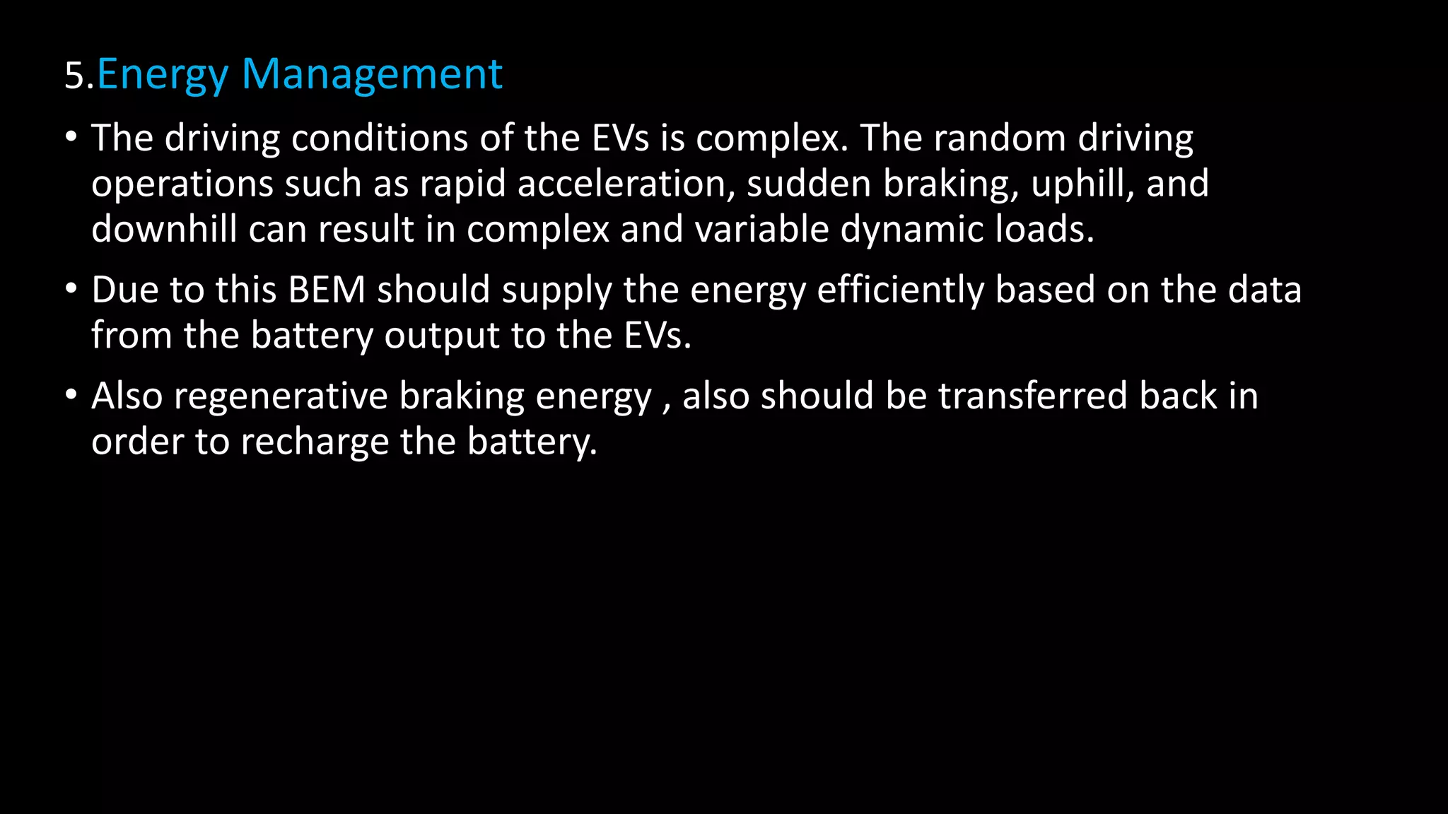 Battery Energy Management | PPTX