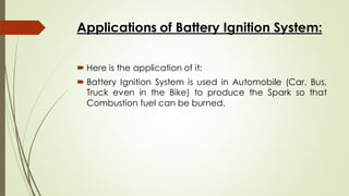 Battery ignition system | PDF
