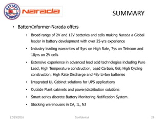 Batteryinformer Narada general v1.2 | PPTX