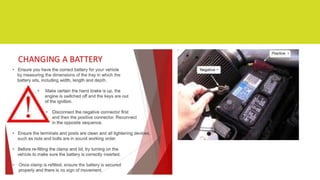 Battery Maintenance and Safety | PPTX