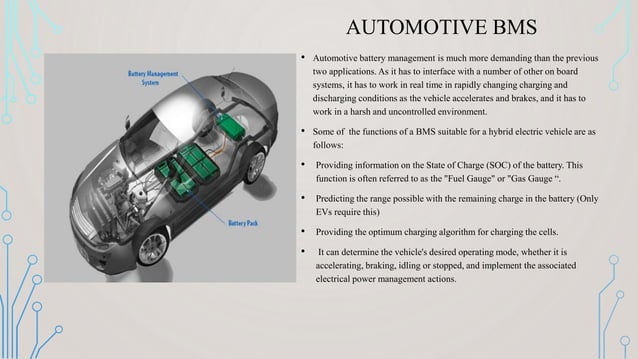 Battery Management system.pptx | Operating Systems | Computer Software ...