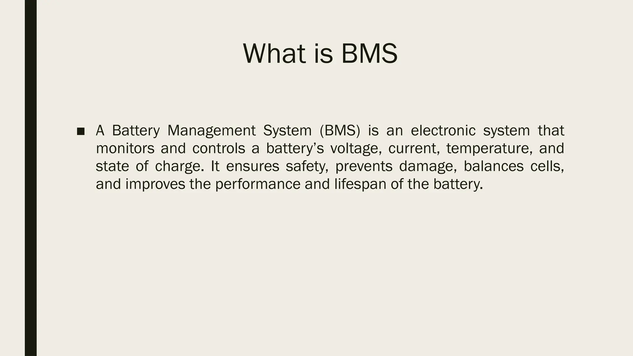 BATTERY MANAGEMENT SYSTEM-4.pptx........ | PPTX