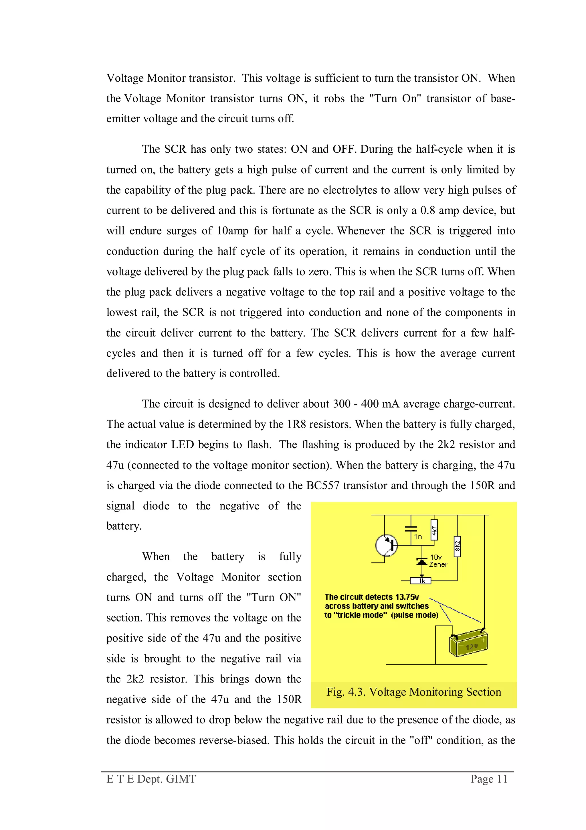 Battery Monitoring And Charging System | PDF