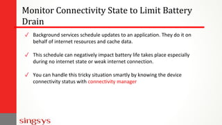 Android Battery optimization Android Apps | PPTX