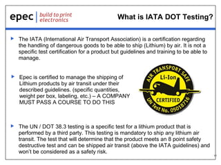 Battery Pack Development Timeline and Expectations | PPT