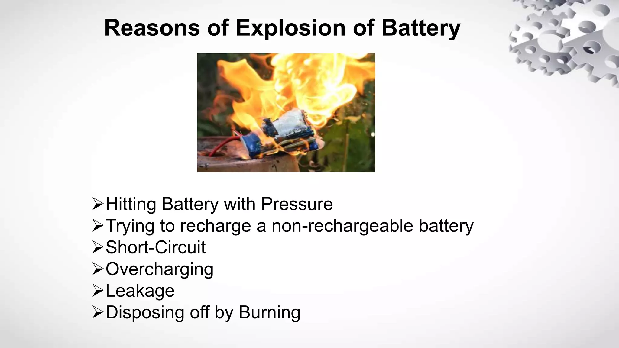 Safe Battery Handling | PPTX