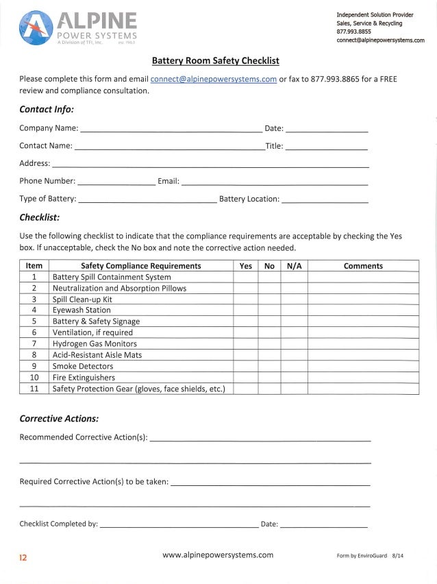 Battery Room Safety Checklist battery-room-safety-checklist
