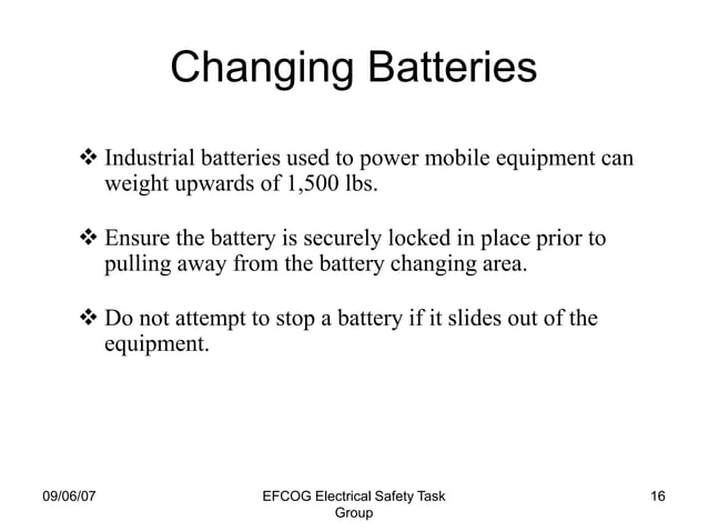 battery_safety.ppt | Chemistry | Science