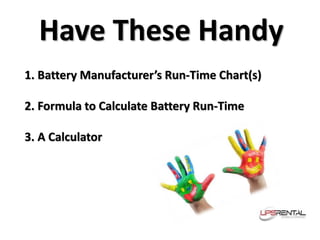 Become a Battery Sizing Guru | PPTX