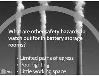 Battery Storage Room Fire Protection | PDF