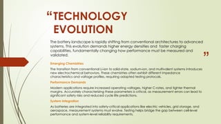 FROM MEASUREMENT TO MEANING : Metrology-Driven Battery Testing for ...
