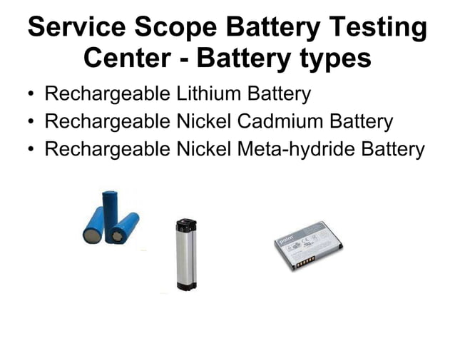 Battery Testing Center | PPT