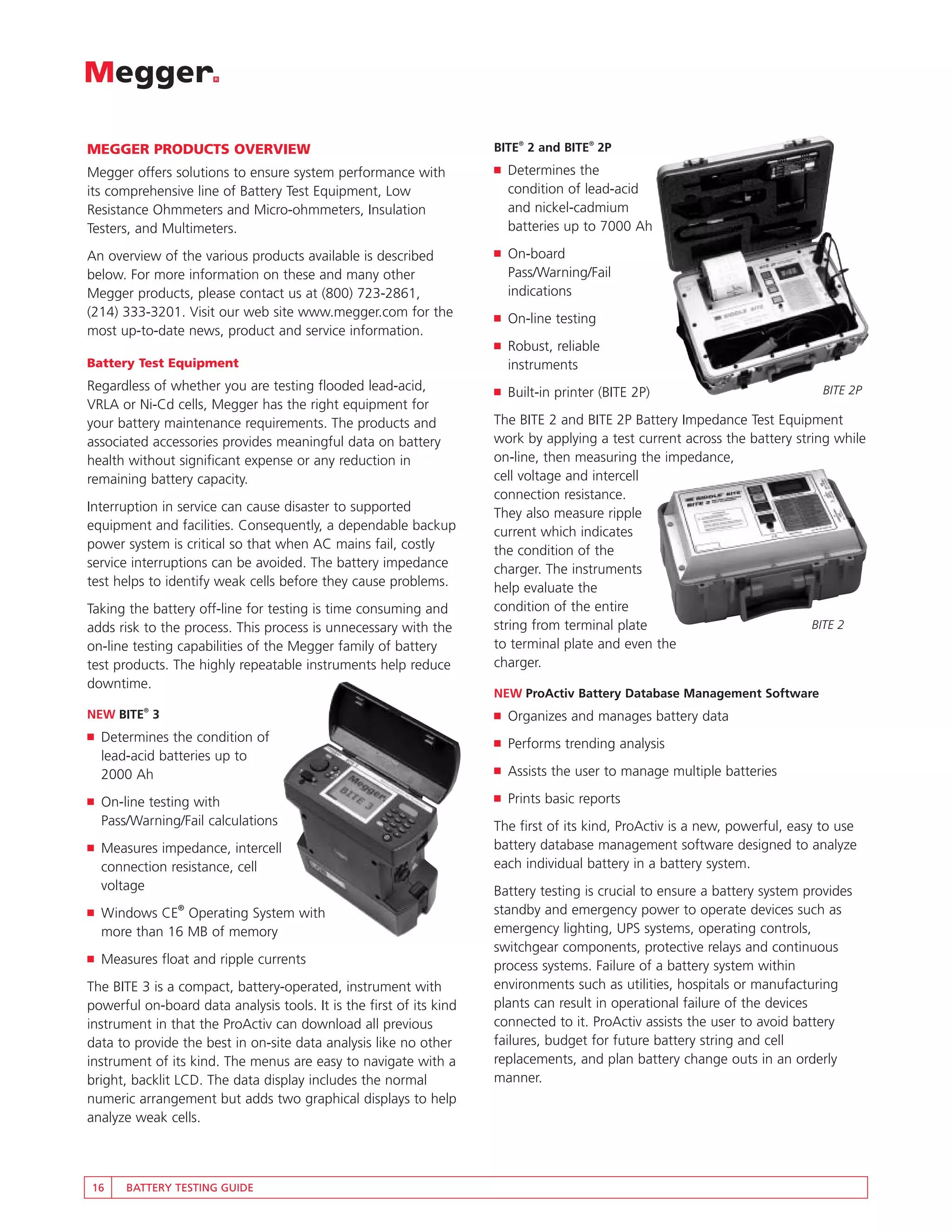 Battery Testing Guide | PDF