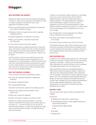 Battery Testing Guide | PDF