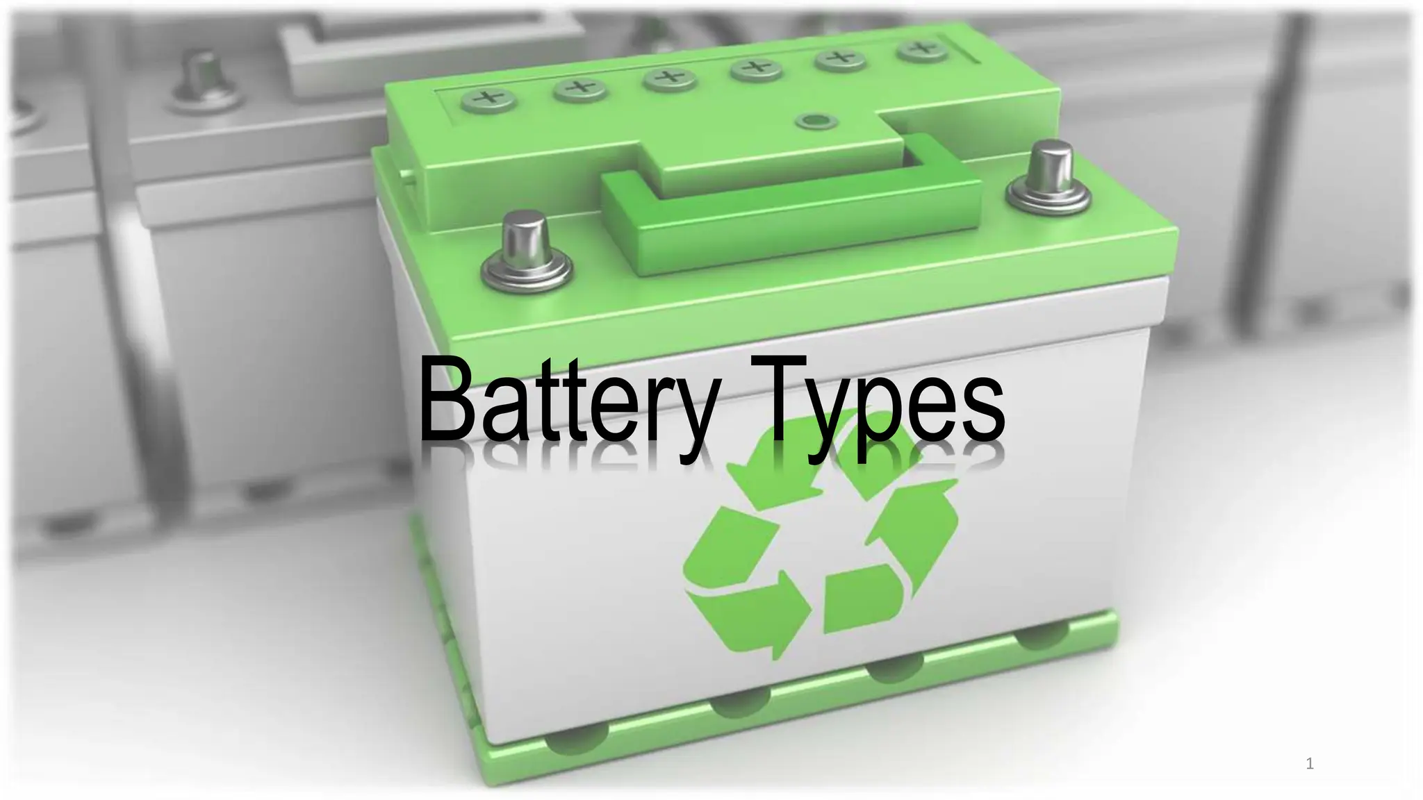Different Types of Battery and its description | PPTX