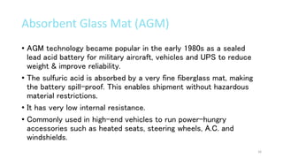Different Types of Battery and its description | PPTX