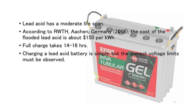 Different Types of Battery and its description | PPTX | Power and ...