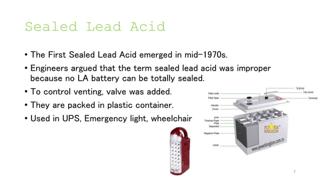 Different Types of Battery and its description | PPTX | Power and ...