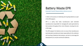 Battery Waste EPR Registration - ASC Group | PPTX