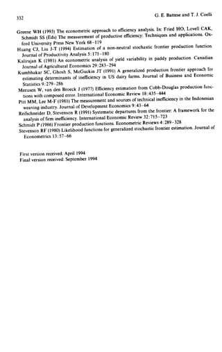 Battese 1995 | PDF